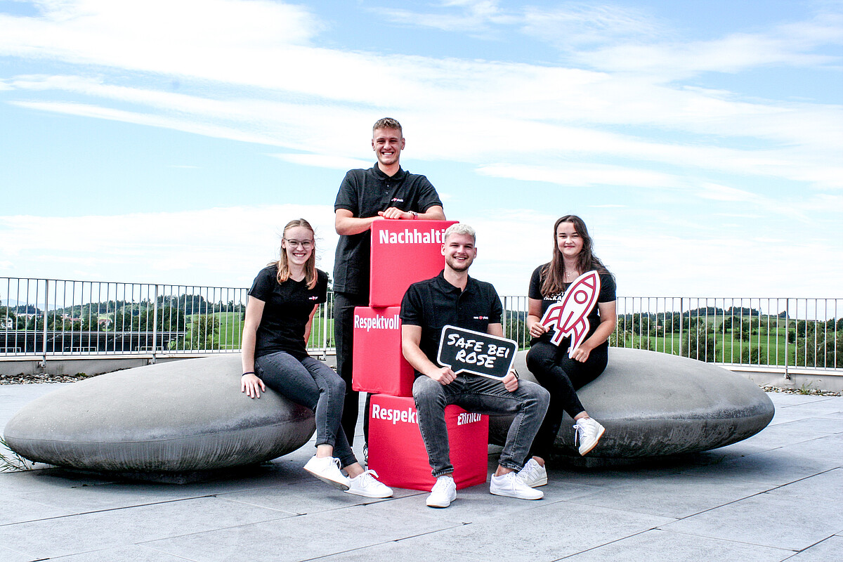 rose plastic welcomes four new apprentices - rose plastic