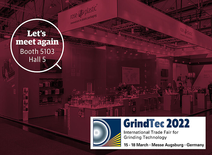 Visit us at GrindTec - rose plastic